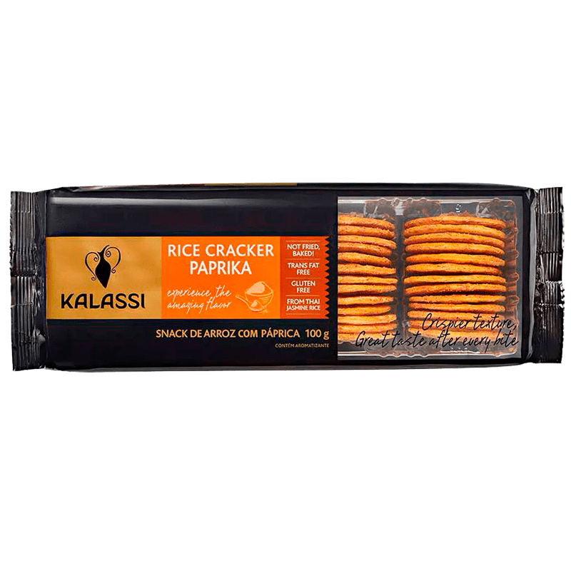 Snack Kalassi Rice Crackers Paprika 100g