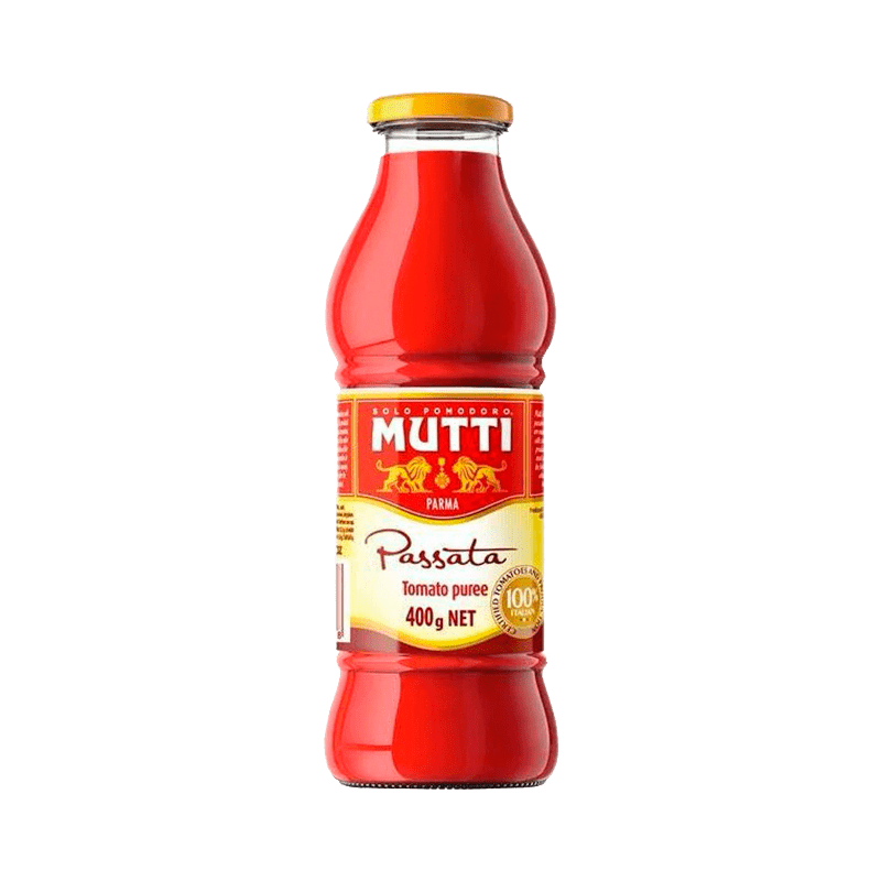 Purê de Tomate Passata Vidro Mutti 400g